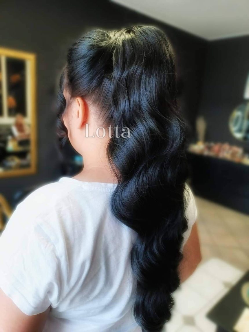 Rep svečane frizure - #1 - Lotta ekstenzije i perike